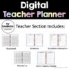 Digital Teacher Planner With Grade Book 2022-2023 - Learning More With ...
