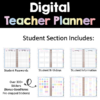 Digital Teacher Planner With Grade Book 2022-2023 - Learning More With ...